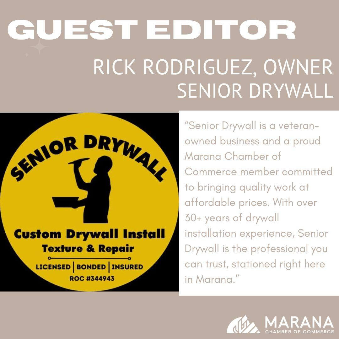 Rick Rodriguez - Senior Drywall - Marana Chamber of Commerce
