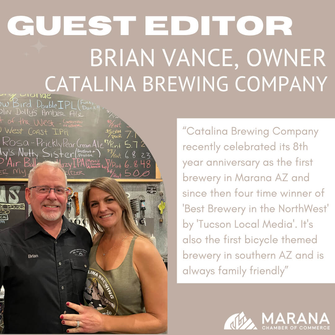 Brian Vance - Catalina Brewing Company - Marana Chamber of Commerce